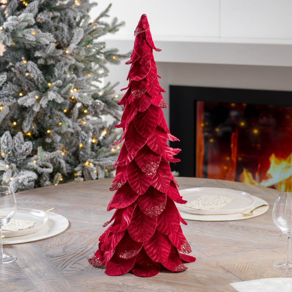 Large sized Leaf conical Tree table top – ironyhome