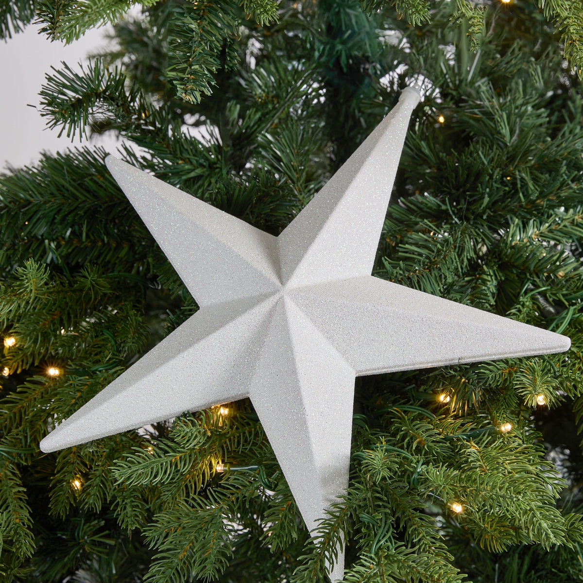 Iridescent Glitter Star Tree Topper – ironyhome