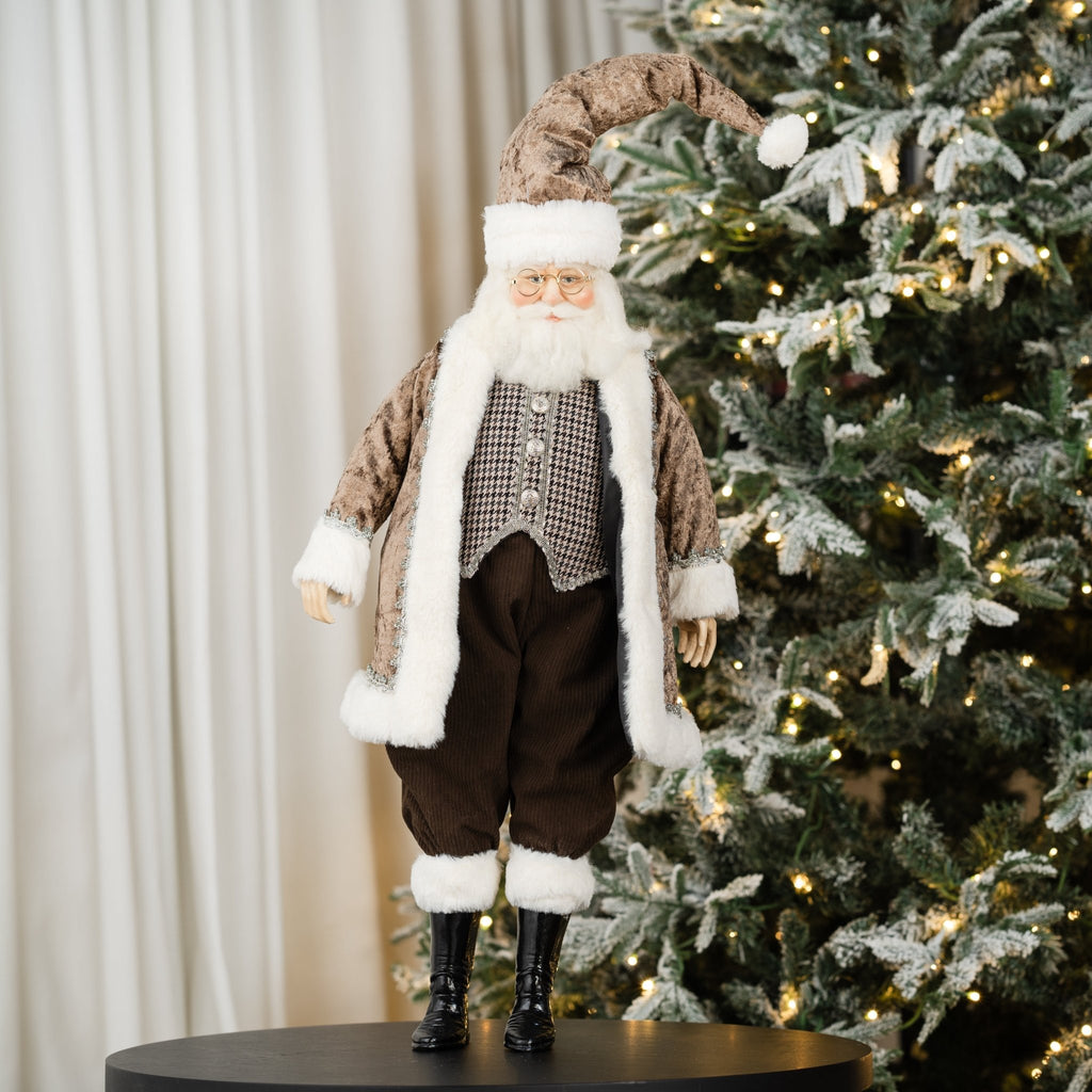 Rustic Festivity Santa Table Top - Irony Home – ironyhome